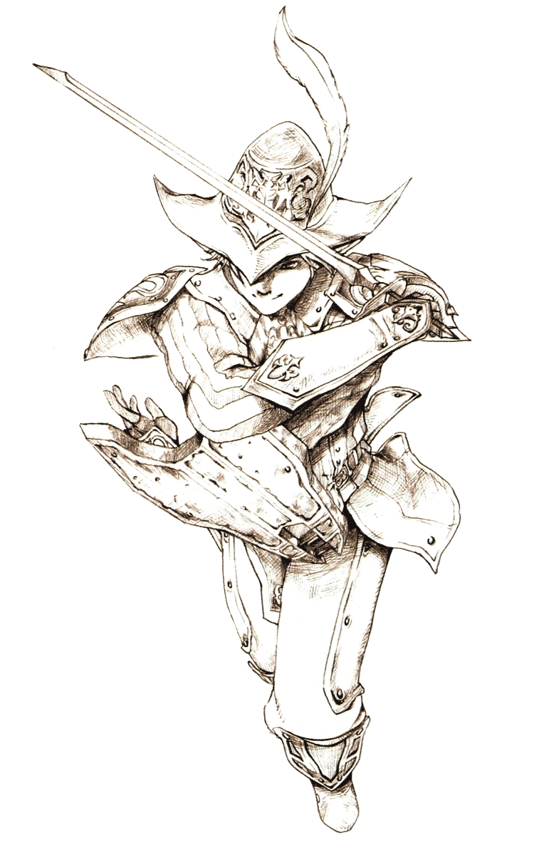 Red Mage Sketch - Final Fantasy XI Art Gallery