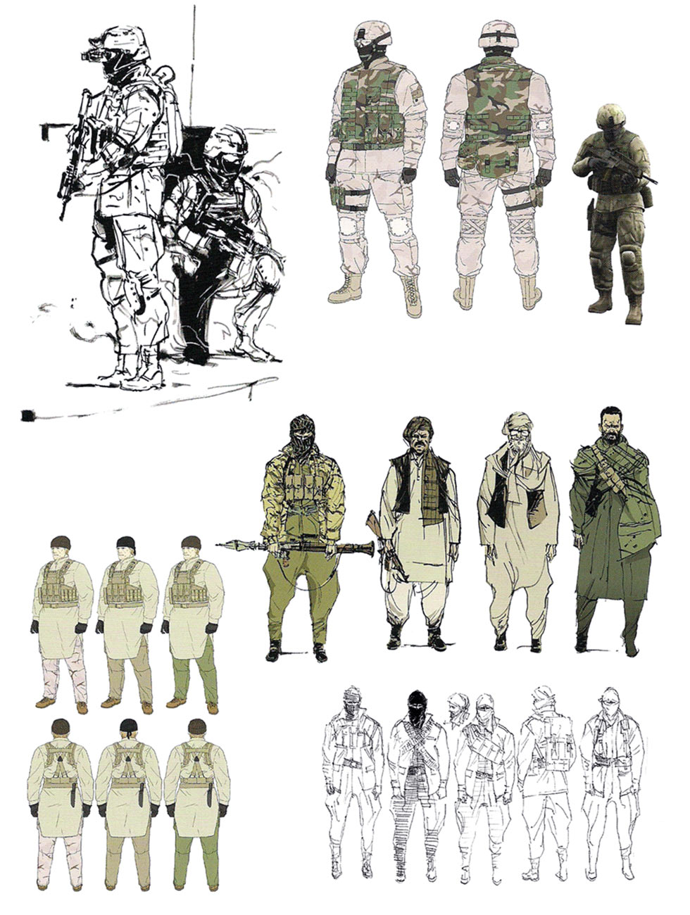 US Military and Militia Art - Metal Gear Solid 4 Art Gallery