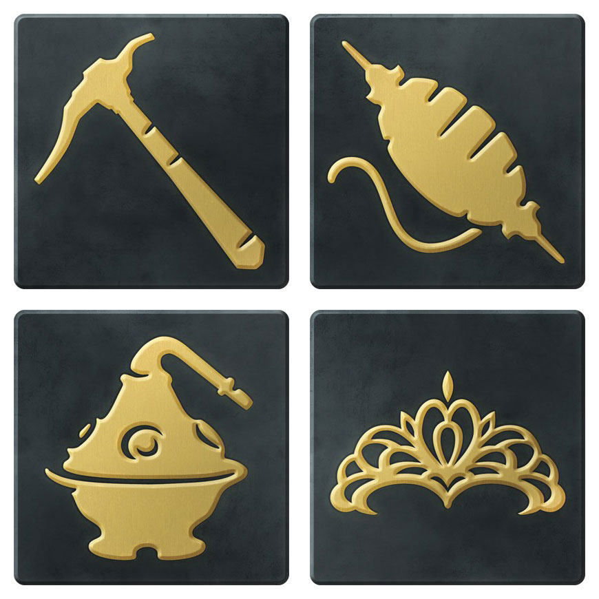 Disciples of the Hand Icons - Final Fantasy XIV Art Gallery