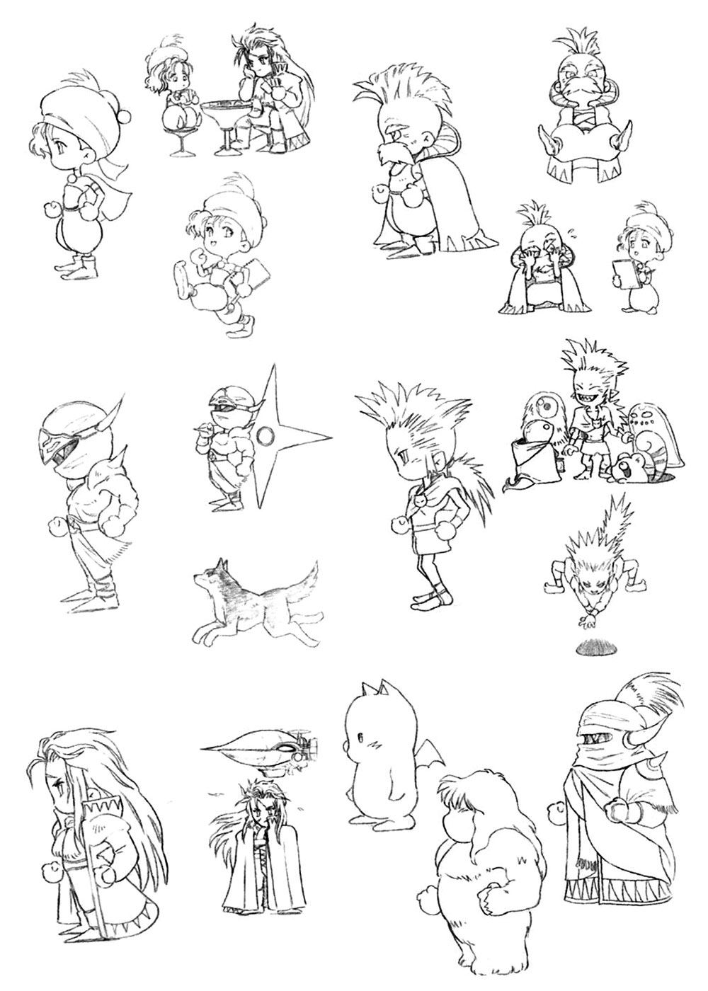 Characters Artwork - Final Fantasy VI Art Gallery