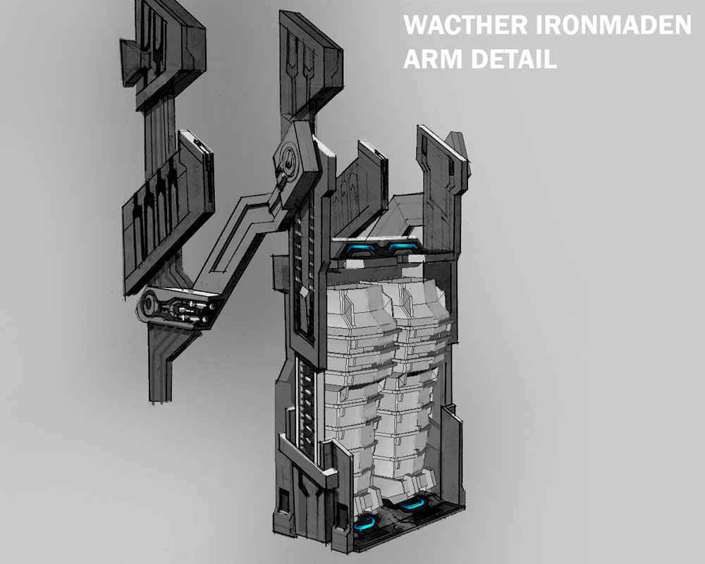 Watcher Dropship Iron Maiden Art - Dark Void Art Gallery