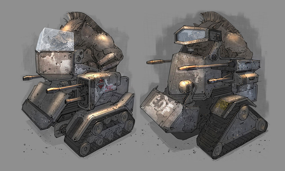 Pig Tank Art - Duke Nukem Forever Art Gallery