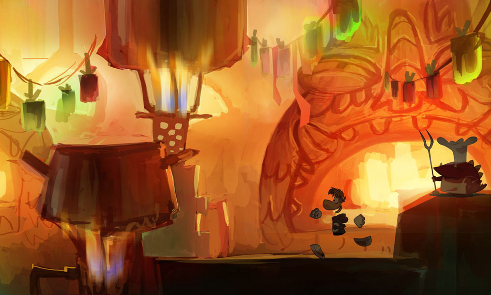 Food World Art - Rayman Origins Art Gallery