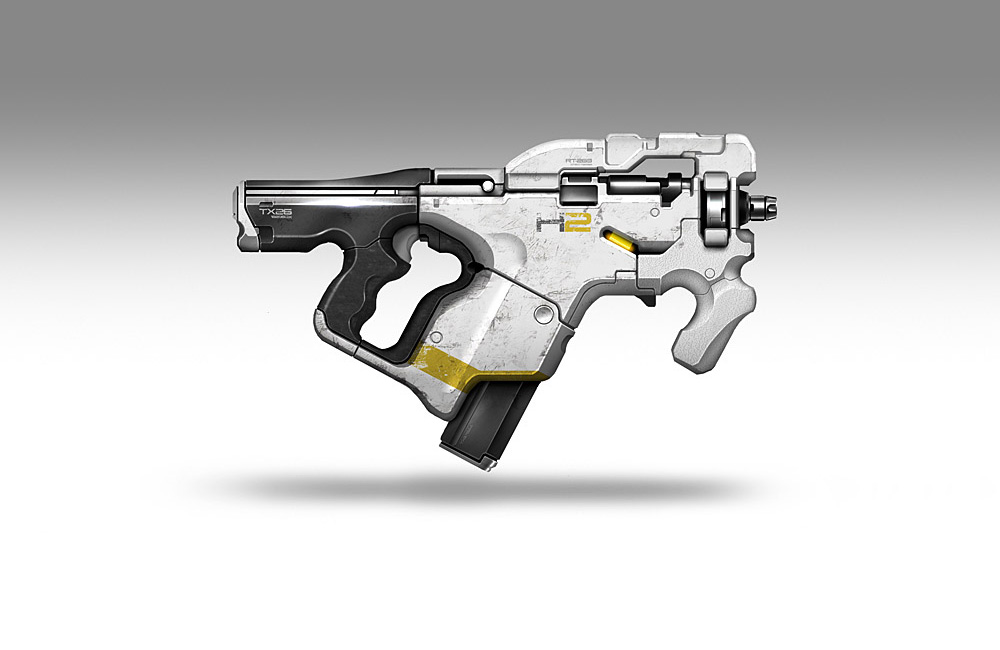 Cerberus M-25 Hornet Submachine Gun Art - Mass Effect 3 Art Gallery