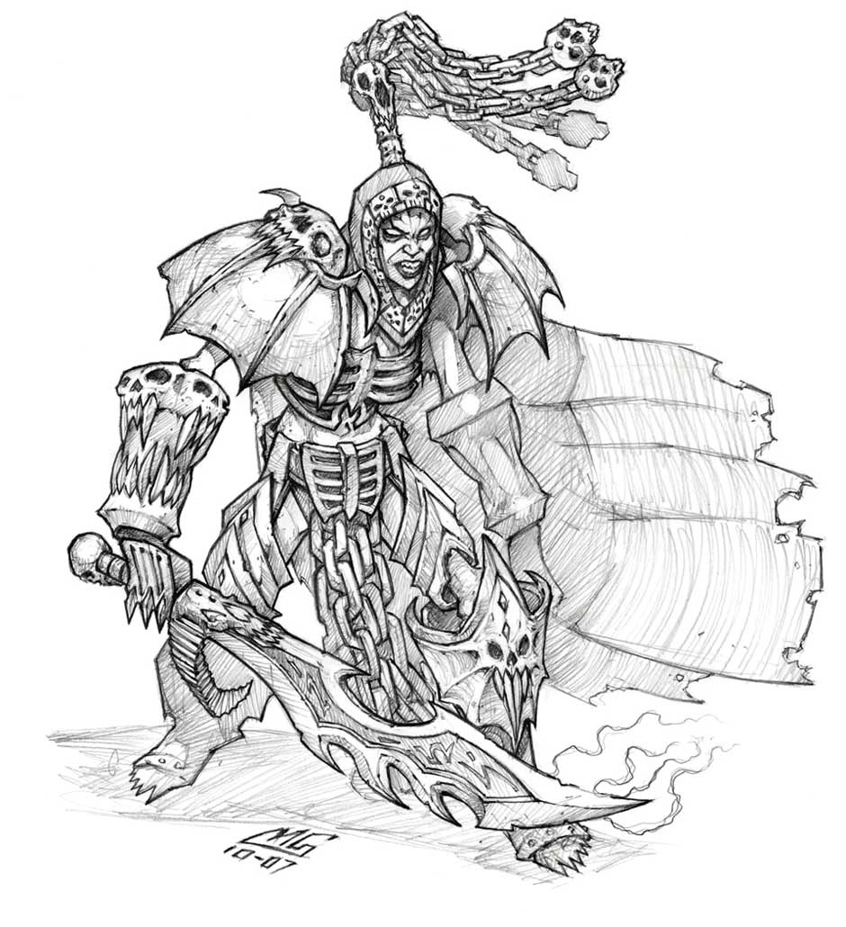 Death Knight, Undead Art - World of Warcraft: Wrath of the Lich King ...