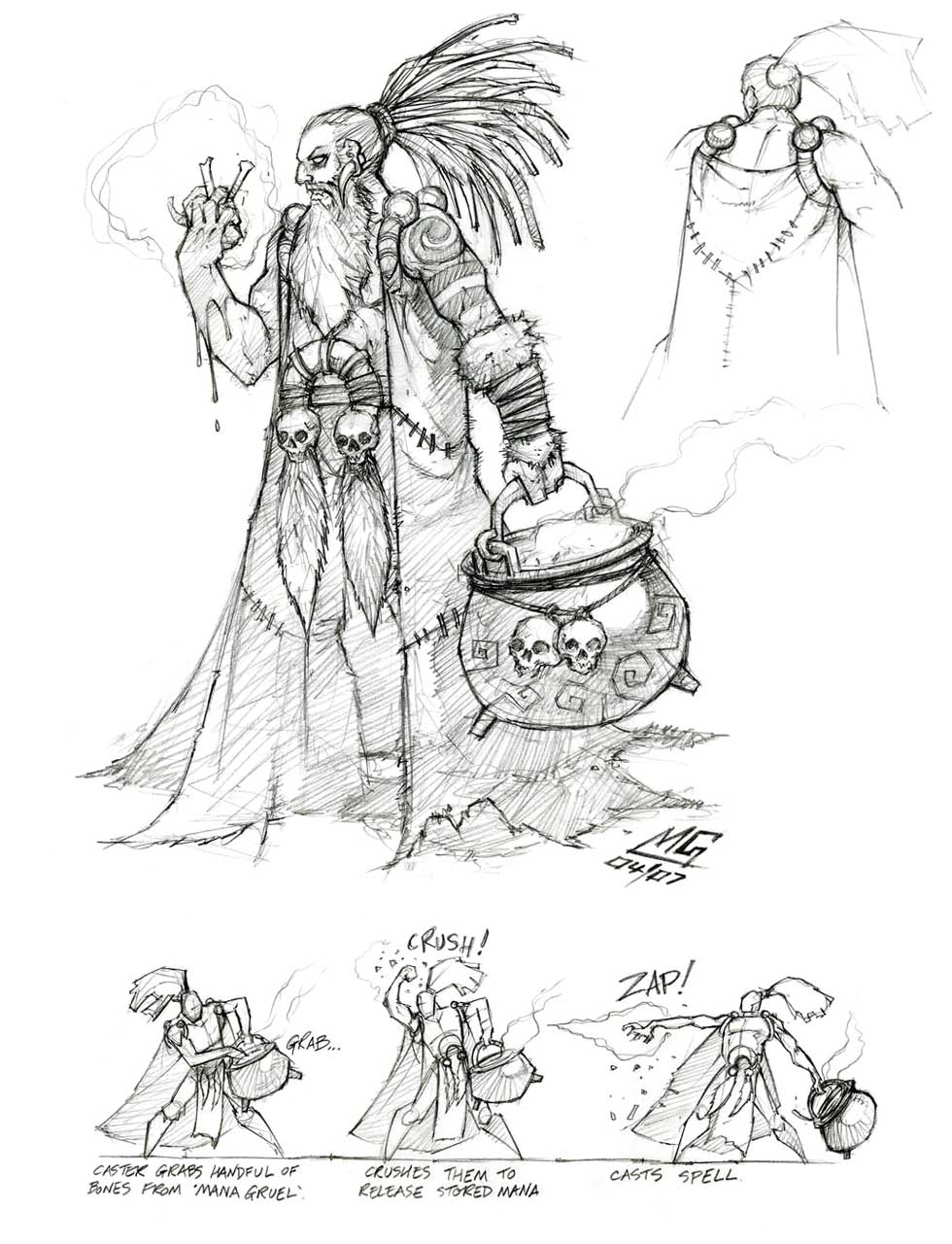 Vrykul Caster Art - World of Warcraft: Wrath of the Lich King Art Gallery