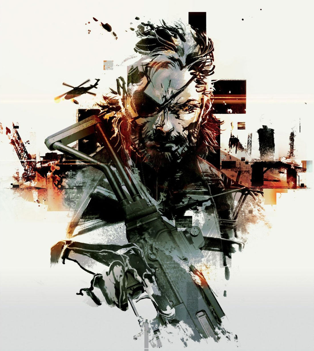Big Boss Illustration - Metal Gear Solid V Art Gallery