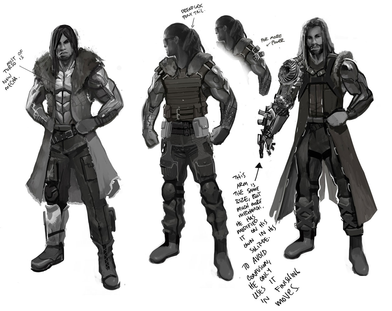 Jax Sketches - Mortal Kombat X Art Gallery