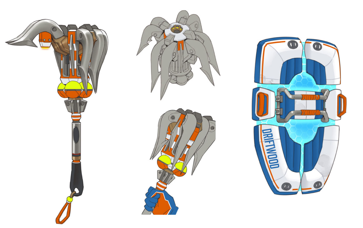Brigitte Feskarn Weapon Art - Overwatch Art Gallery