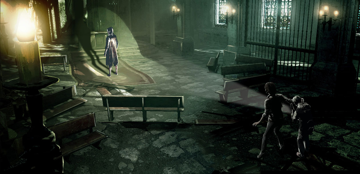 Inside Church Art - The Evil Within Art Gallery