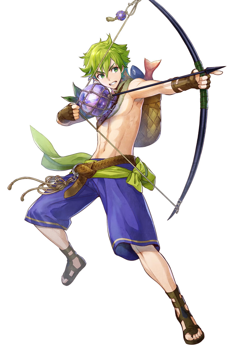Sunbeam Archer Wolt, Battle Art - Fire Emblem Heroes Art Gallery