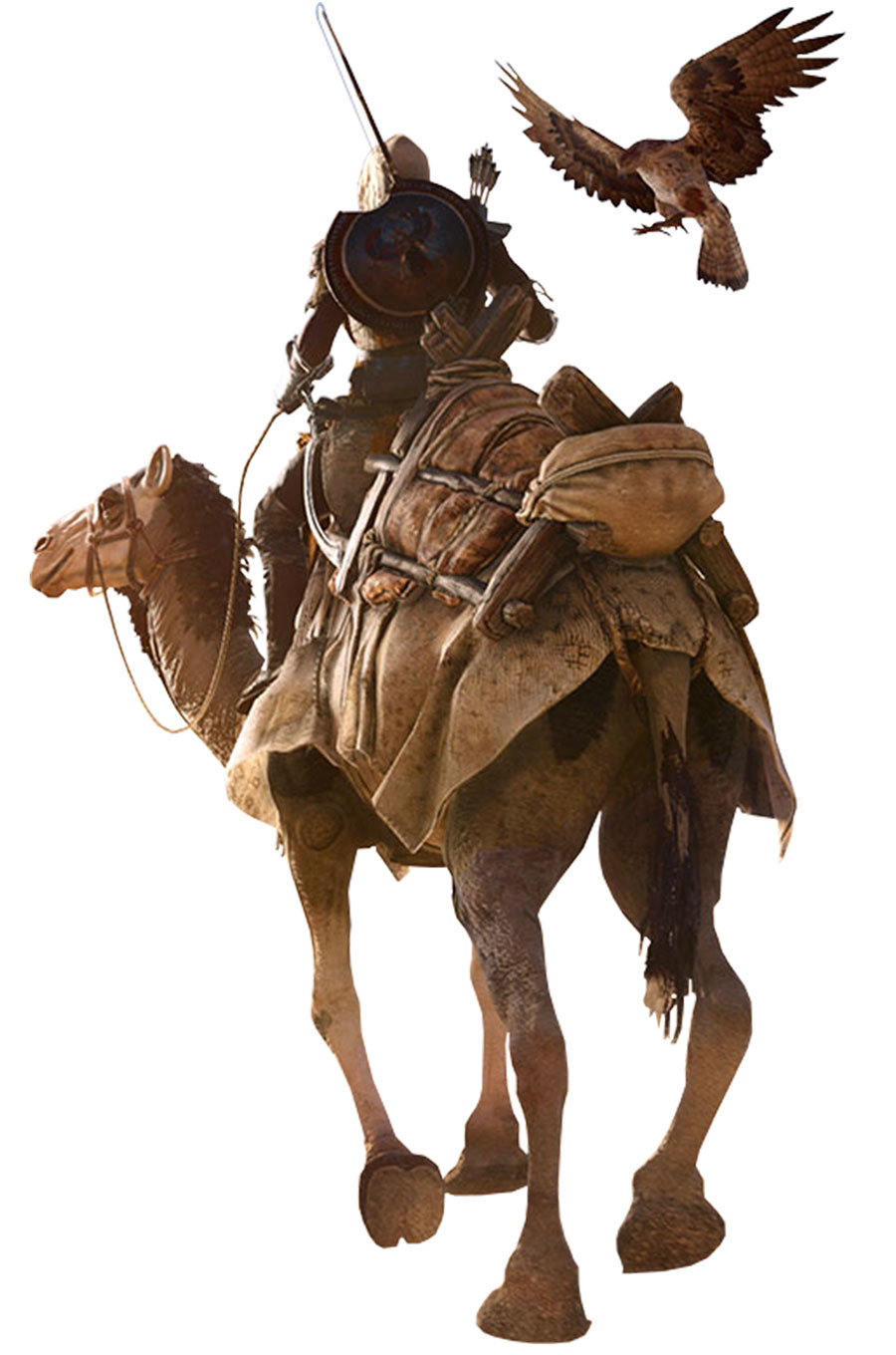 Bayek Riding Camel Art - Assassin's Creed Origins Art Gallery