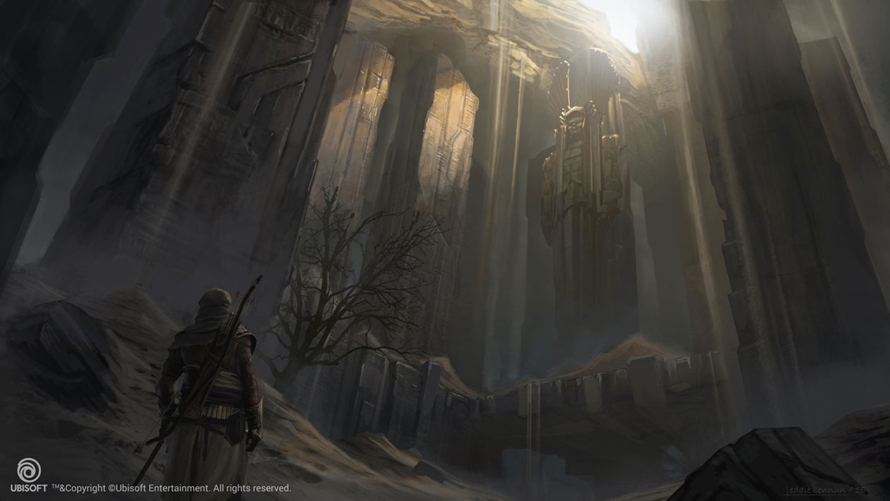 First Civilization Temple of Amun Art - Assassin's Creed Origins Art ...