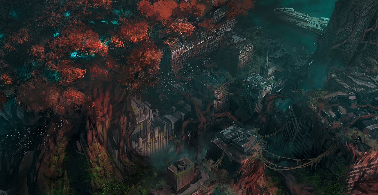 City Ruins Art - Darksiders III Art Gallery