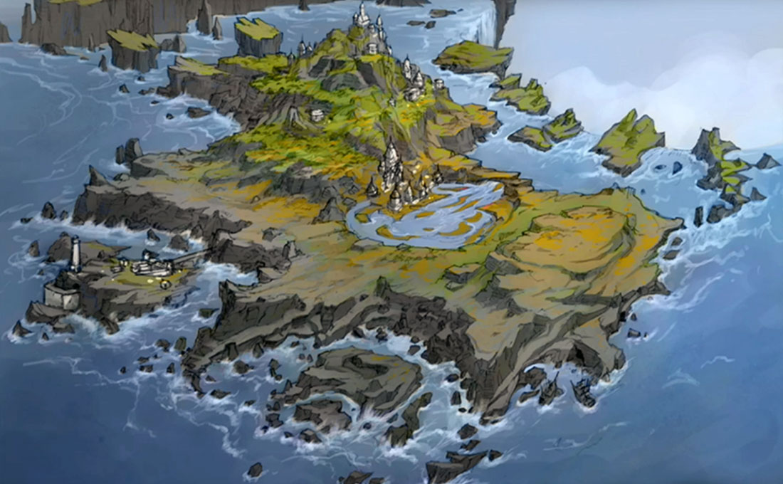 Azsuna Map Art - World of Warcraft: Legion Art Gallery