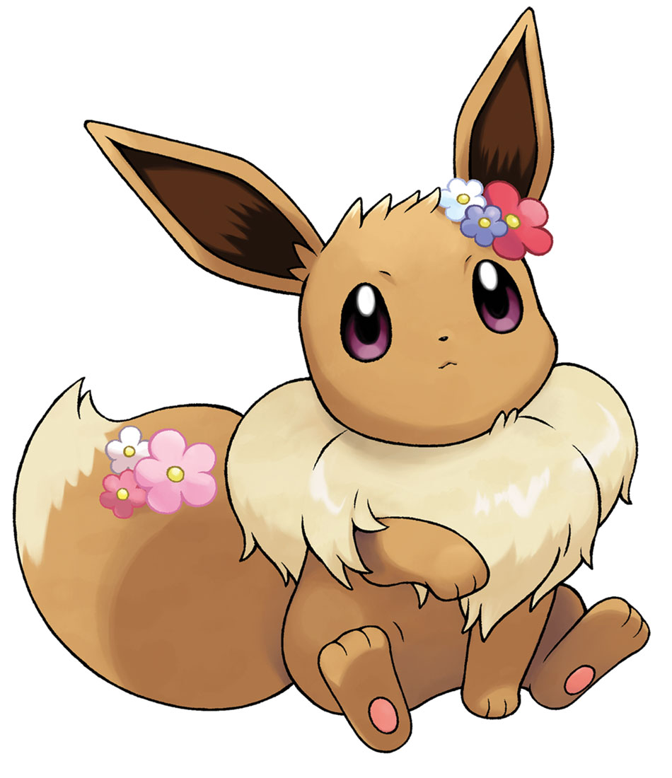Eevee Accessories Art - Pokémon: Let's Go, Pikachu! and Let's Go, Eevee ...