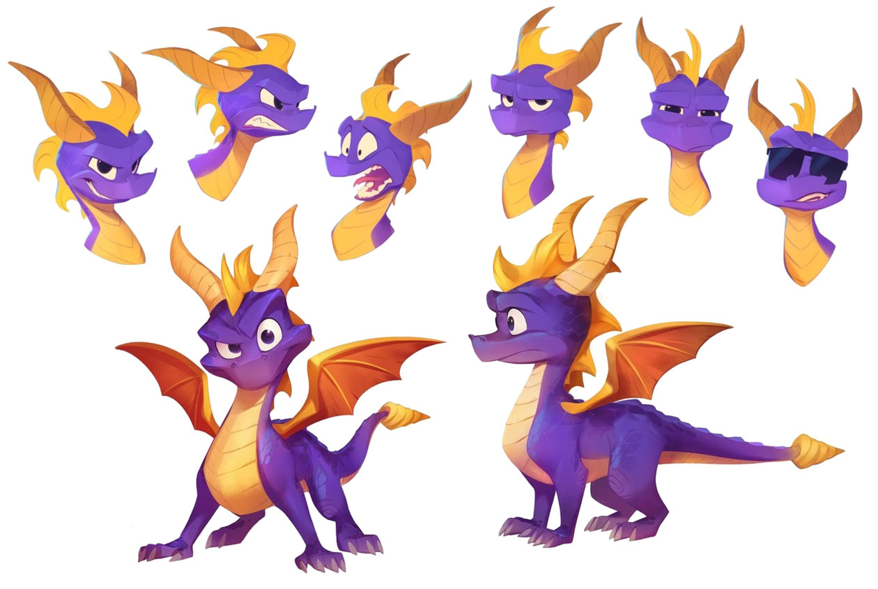 Spyro Concept Art - Spyro Reignited Trilogy Art Gallery