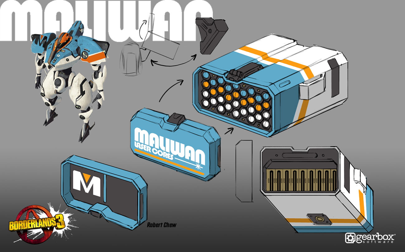 Maliwan Mech Missile Pod Art - Borderlands 3 Art Gallery
