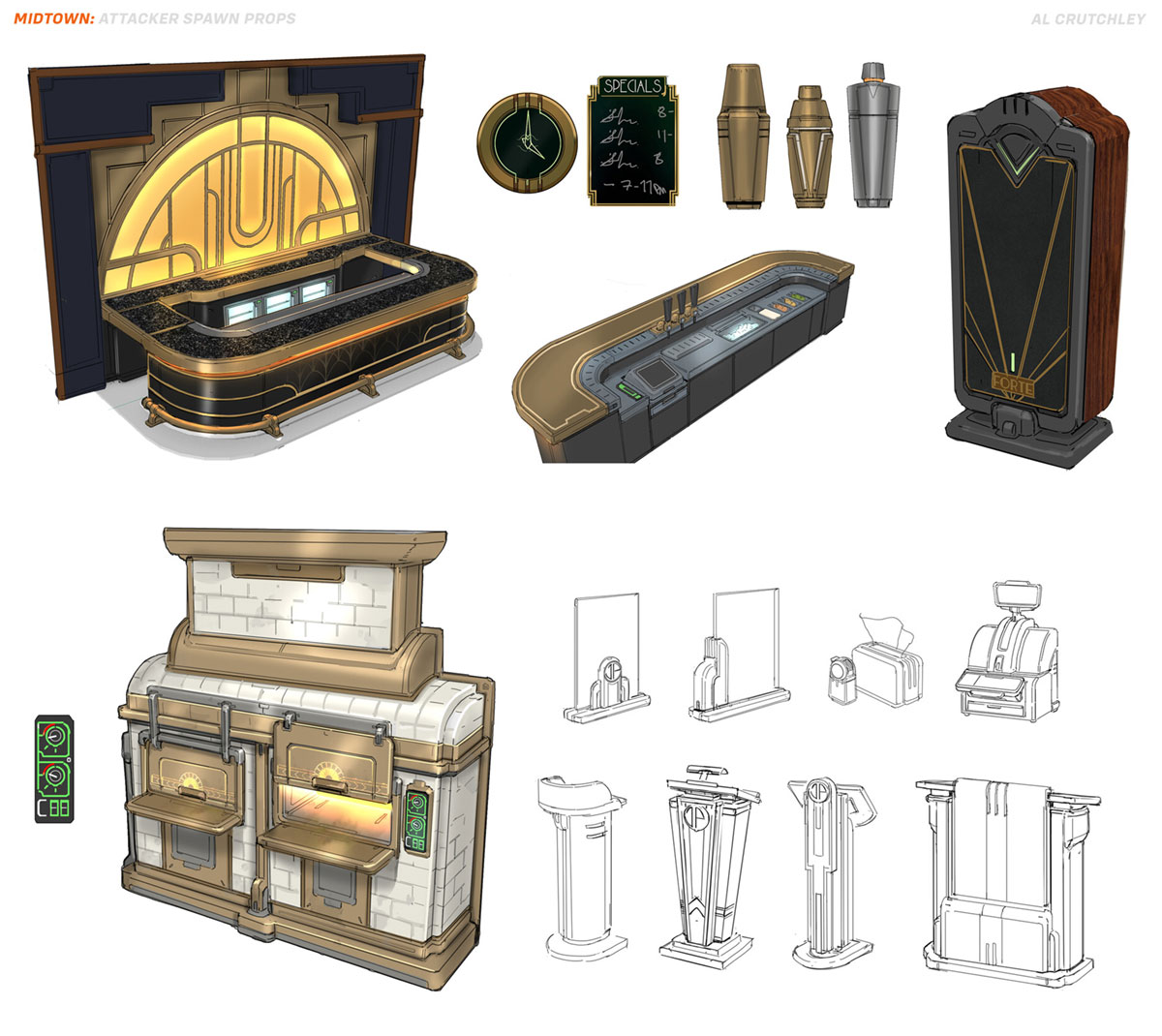 Midtown Attacker Spawn Props Art - Overwatch 2 Art Gallery