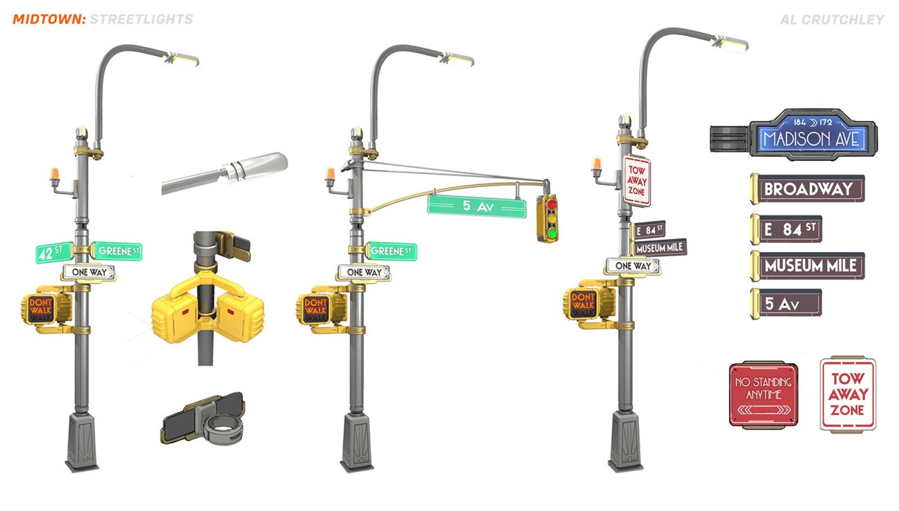 Midtown Street Lights Art - Overwatch 2 Art Gallery