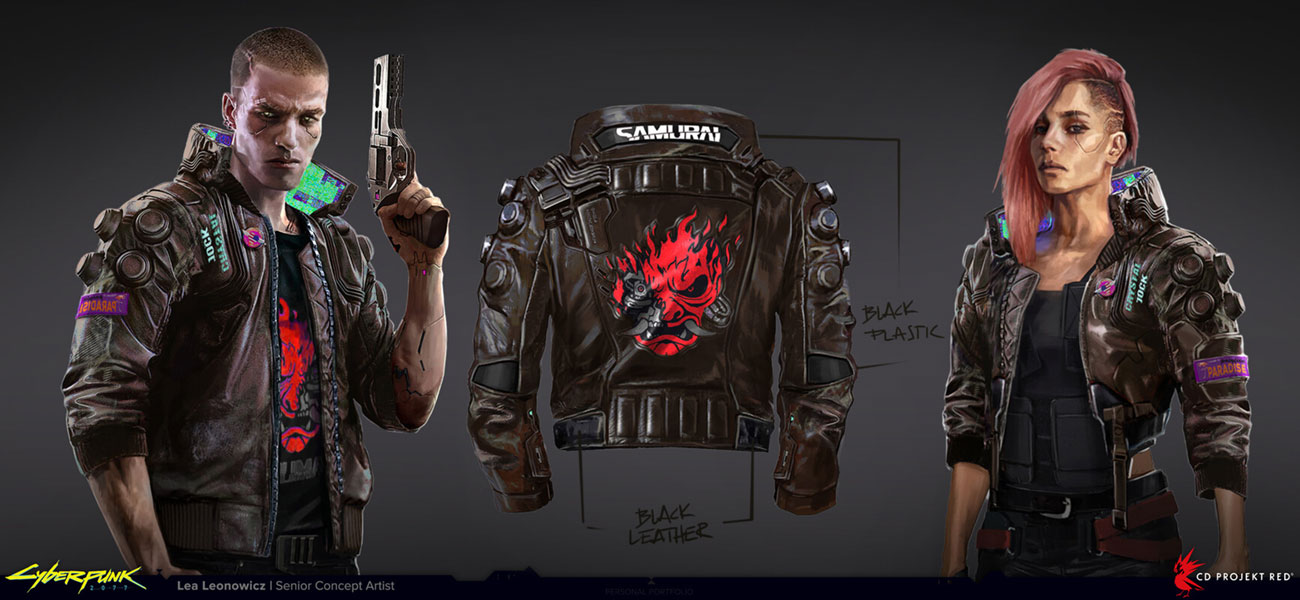 V's Jacket Art - Cyberpunk 2077 Art Gallery
