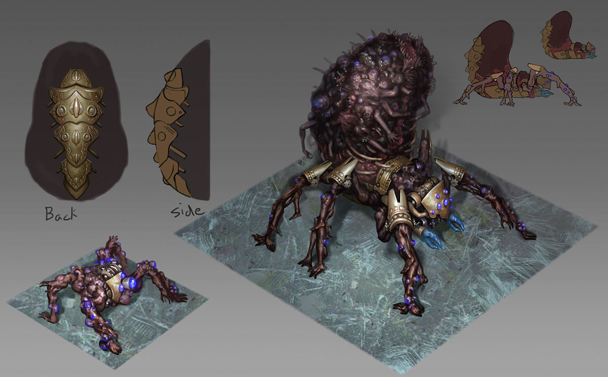 Arakaali Boss Art - Path of Exile Art Gallery