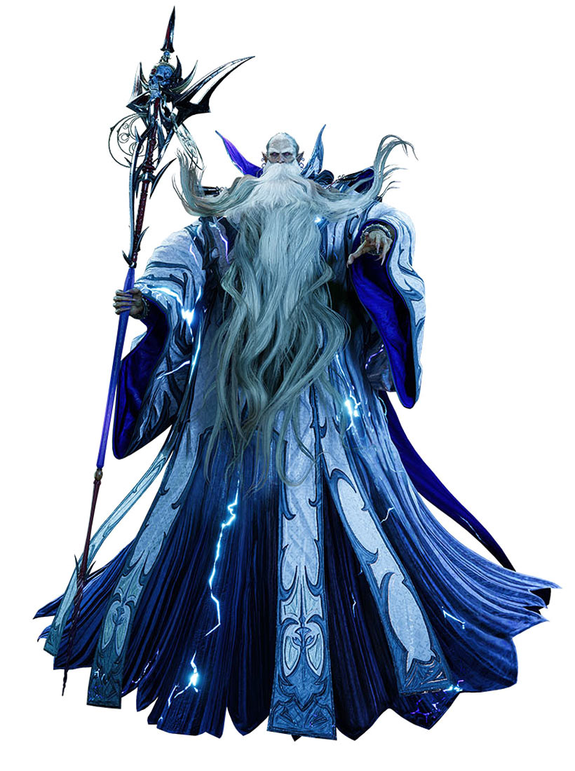 Ramuh Artwork - Final Fantasy VII Remake Intergrade Art Gallery