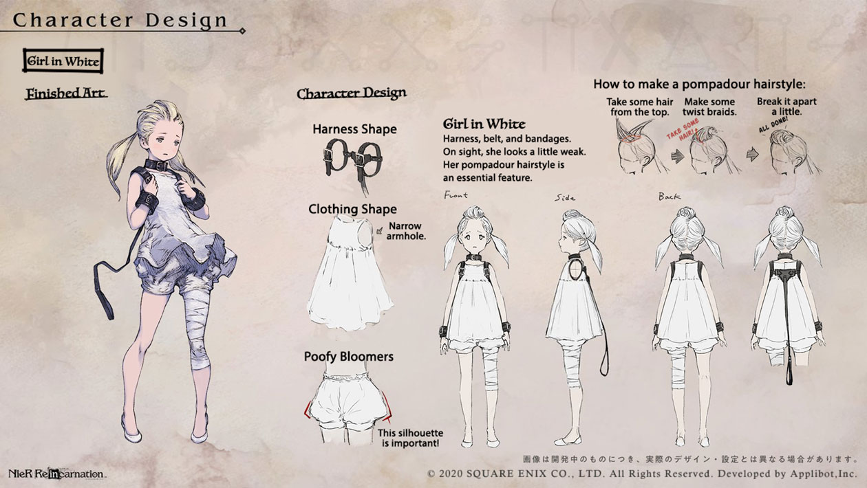 Fio Concept Art - NieR Reincarnation Art Gallery