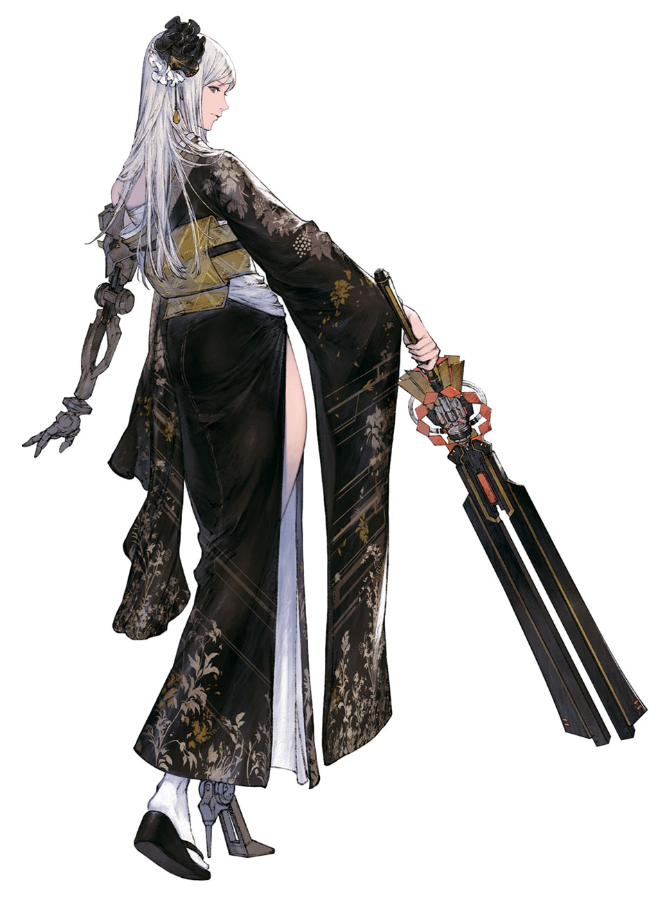 Gayle, New Year's Hunter Art - NieR Reincarnation Art Gallery