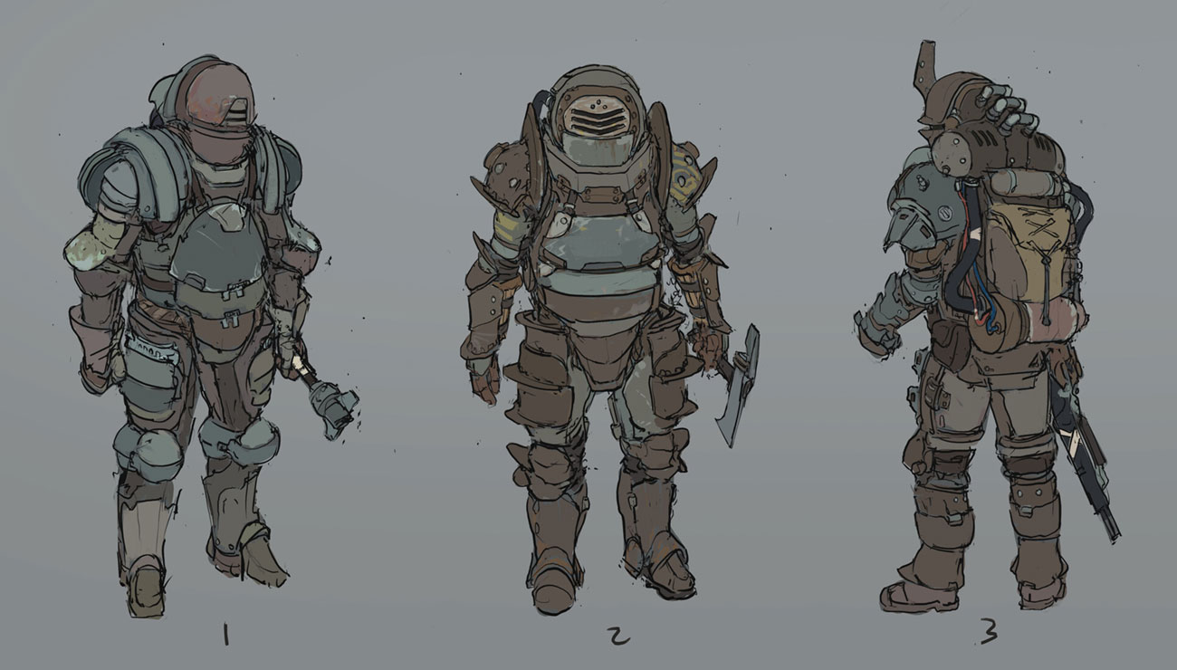 Leto's Armor Concept Art - Remnant: From the Ashes Art Gallery