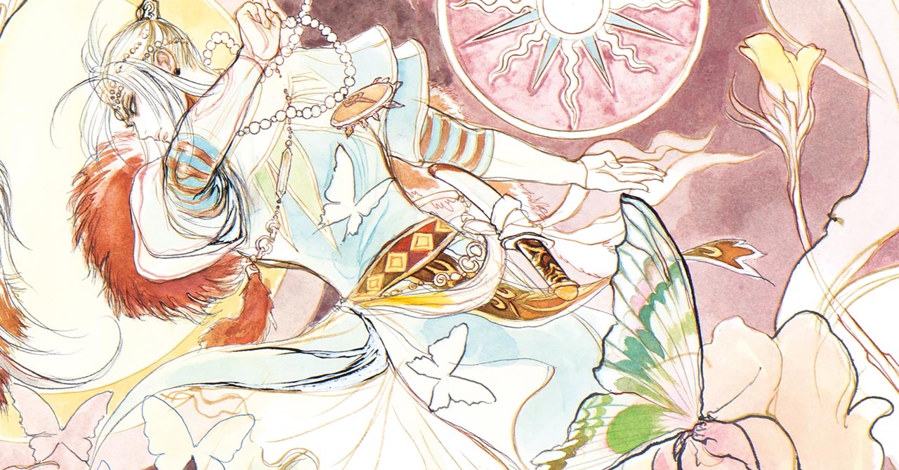 Blue Illustration - SaGa Frontier Remastered Art Gallery