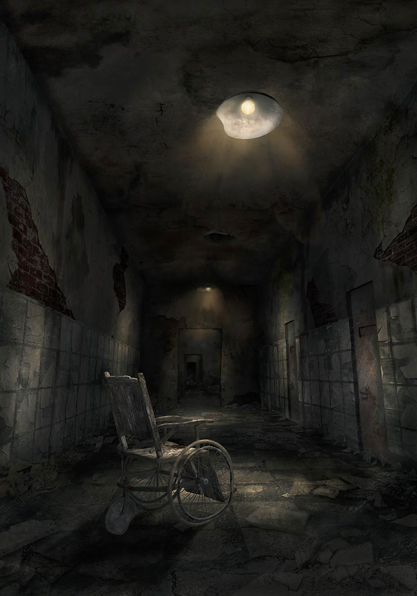 Golgotha Asylum Underpass Art - Penny Blood Art Gallery