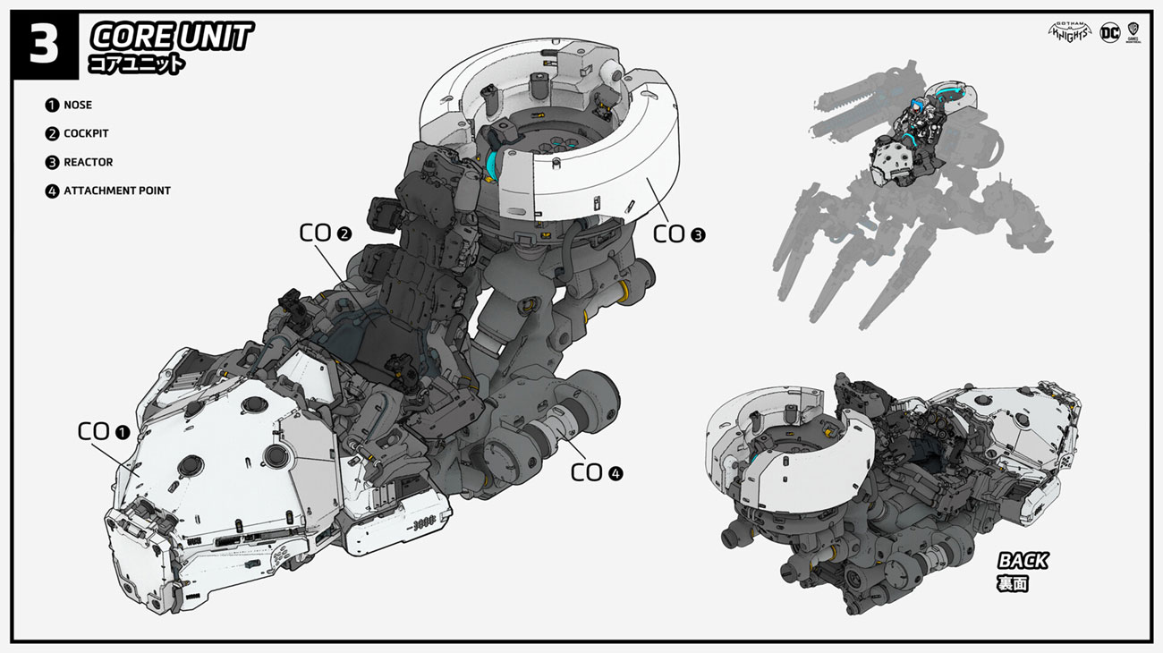 Spider Mech Core Unit Art - Gotham Knights Art Gallery