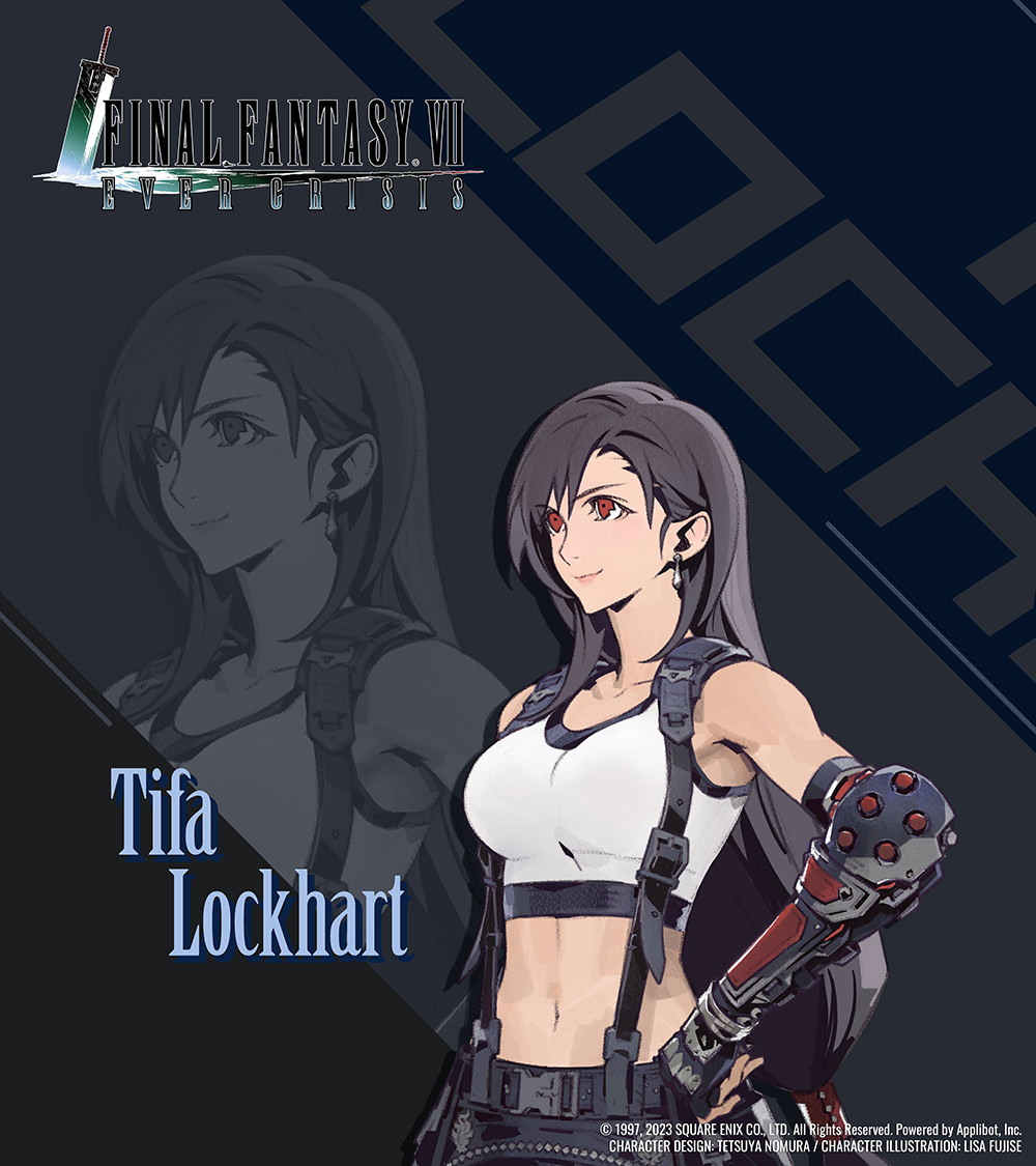 Tifa Lockhart Portrait Art - Final Fantasy VII: Ever Crisis Art Gallery