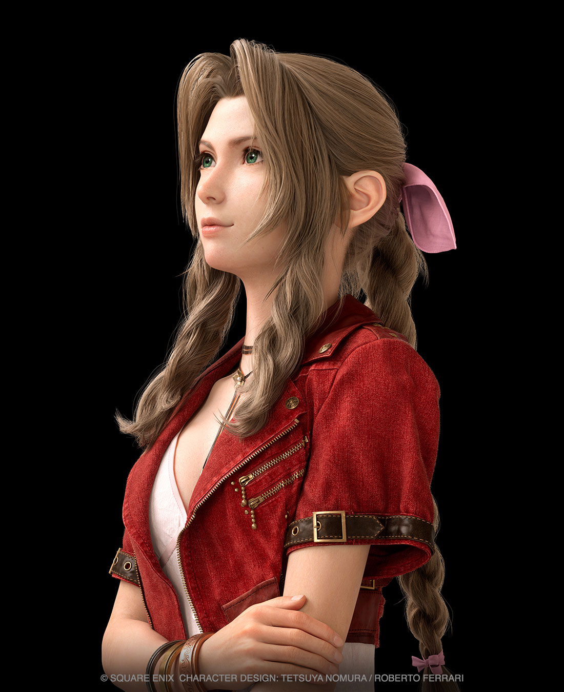 Aerith Gainsborough Bust Art - Final Fantasy VII Rebirth Art Gallery