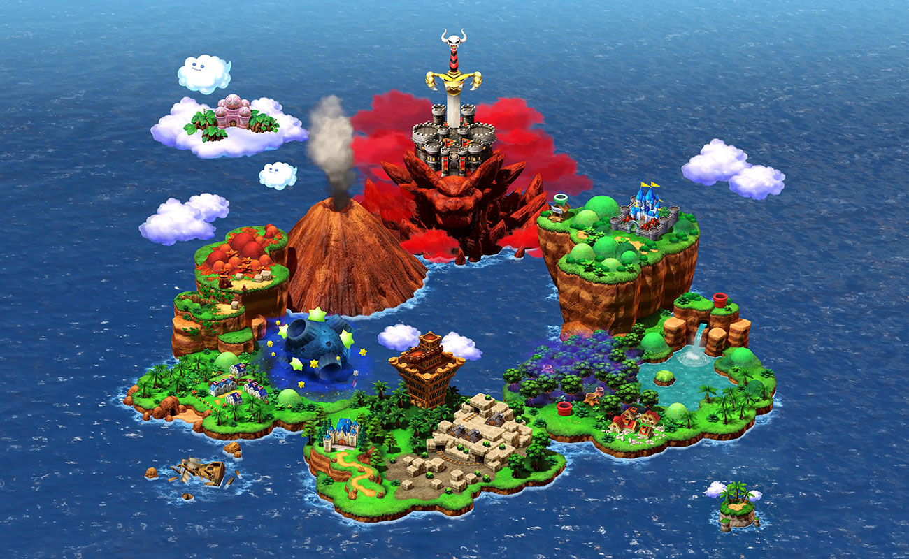 World Map Art - Super Mario RPG (Remake) Art Gallery