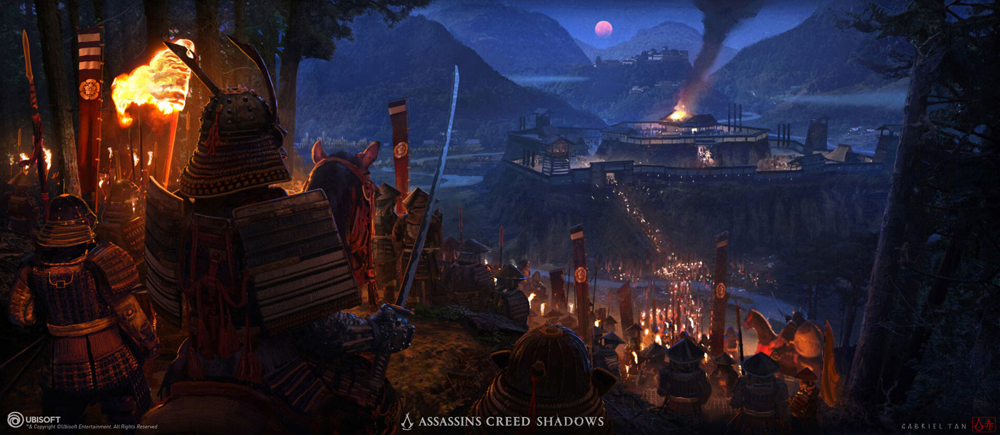 Oda's Siege of Iga Province Concept Art - Assassin's Creed Shadows Art ...