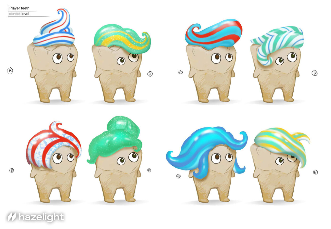 Player Teeth Concept Art - Split Fiction Art Gallery
