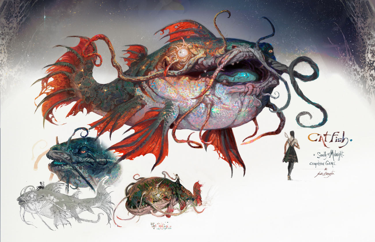 Catfish Concept Art - South of Midnight Art Gallery